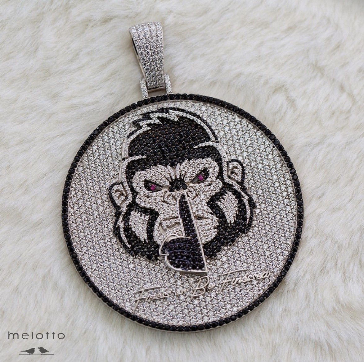 Кулон Bling A Monkey из золота
