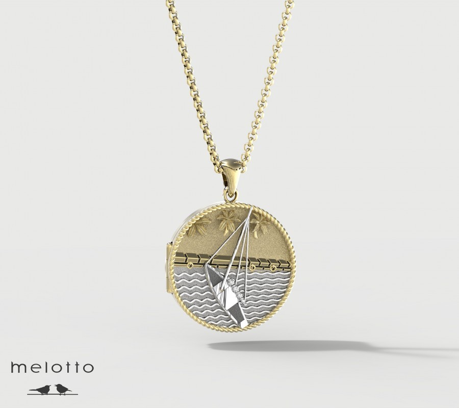 Медальоны из золота под фото на заказ | Цена и фото в каталоге Melotto