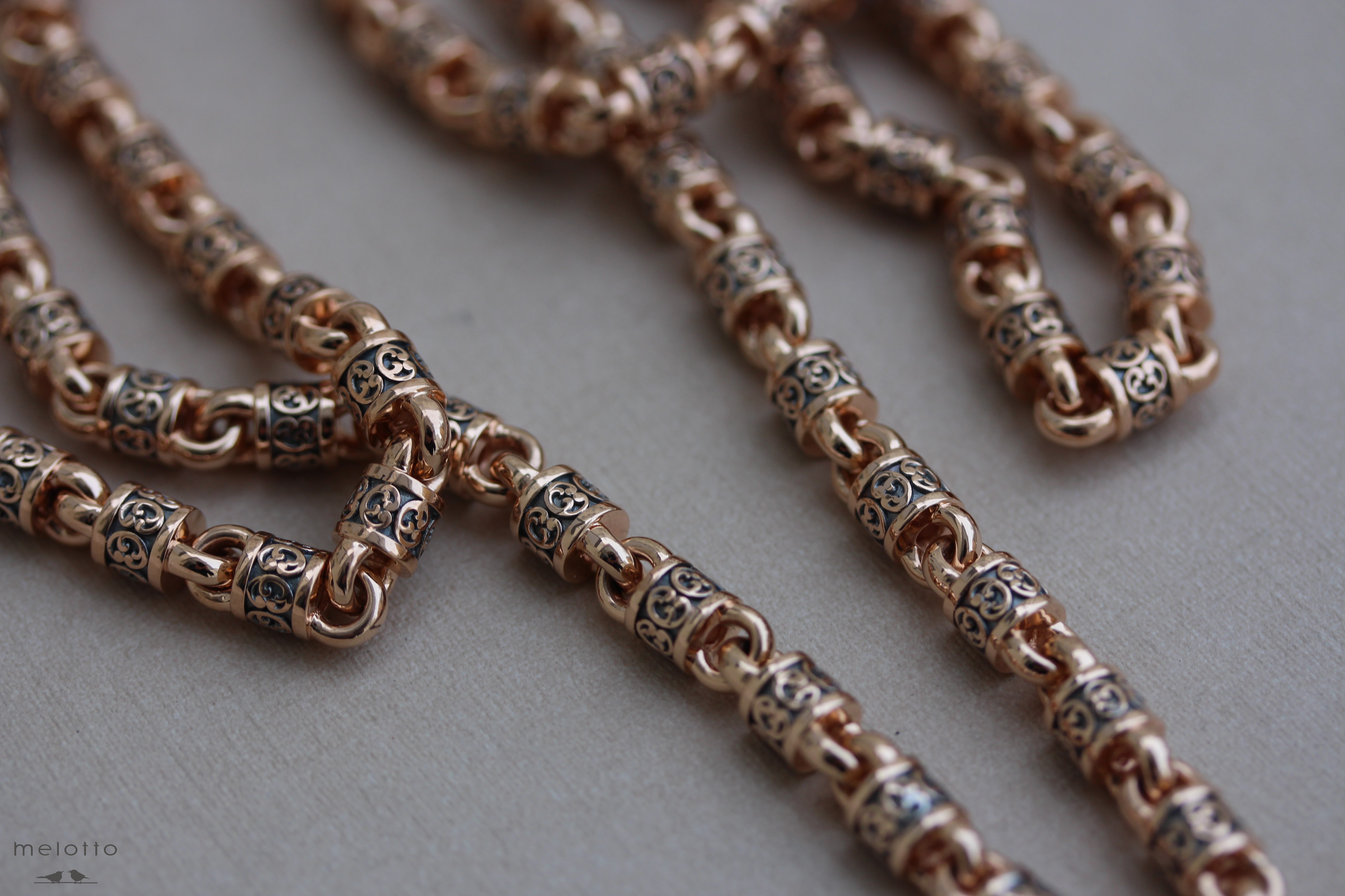 Мужская золотая цепочка «Пьемонт»