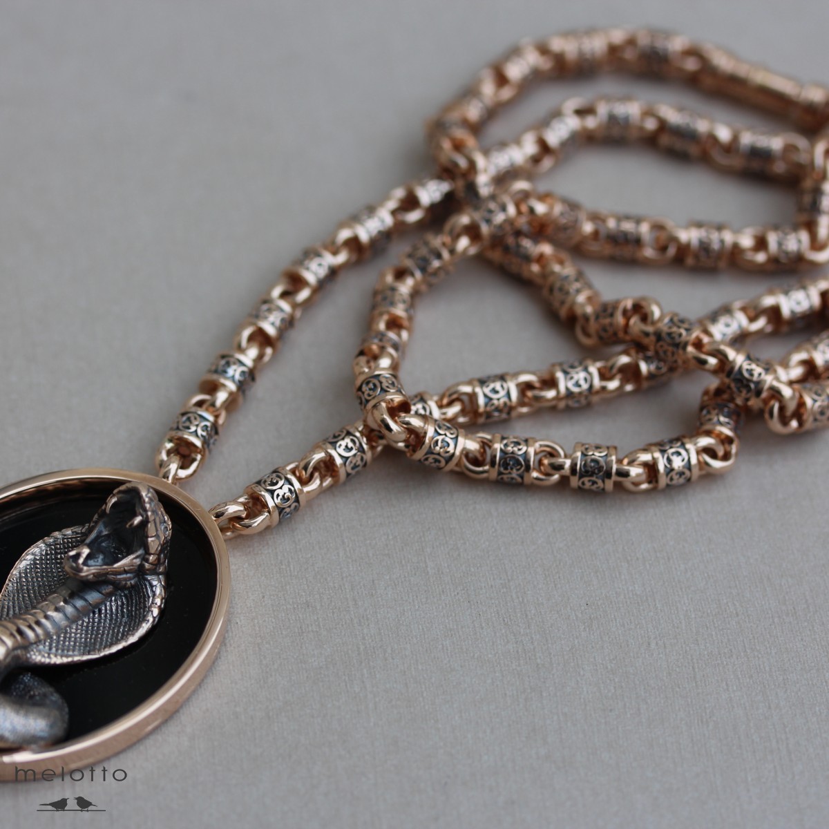 Мужская золотая цепочка «Пьемонт»